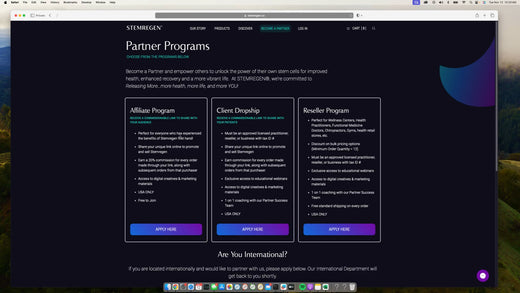 Stemregen Affiliate Training